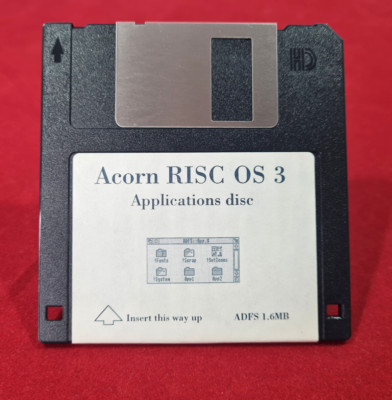 Acorn RISC OS 3 Anwendungen 3,5" HD Disc Für Acorn RISC OS 1991/92 P/N ...