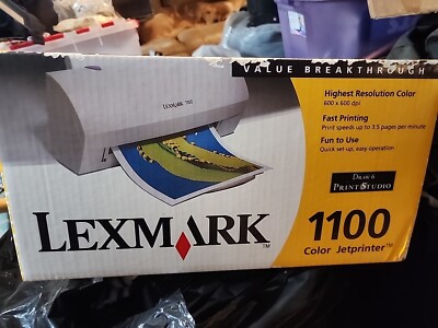 LEXMARK 1100 Color Jetprinter NEW - Sealed | eBay