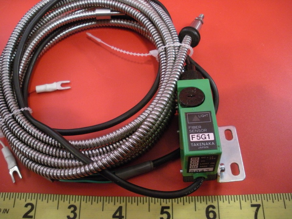 Takex F5G1 Fiber Optic Sensor 12-24v 4-wire F5 G1 Seeka Takenaka New ...