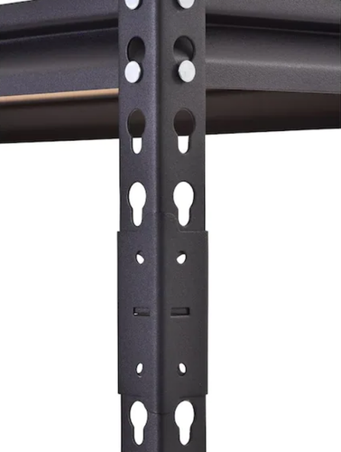 4 Steel Post Coupling Outer BLACK Muscle Rack Husky Shelving Couplers ...