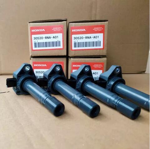 4 PCS Genuine IGNITION COIL For 2006 -2011 HONDA CIVIC 1.8L 30520-RNA ...