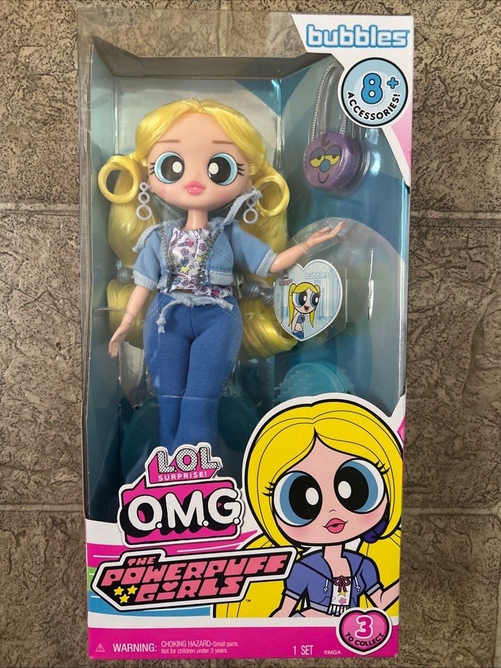 OMG- LOL Surprise: Powerpuff Girls- Buttercup, Bubbles & Blossom Dolls ...
