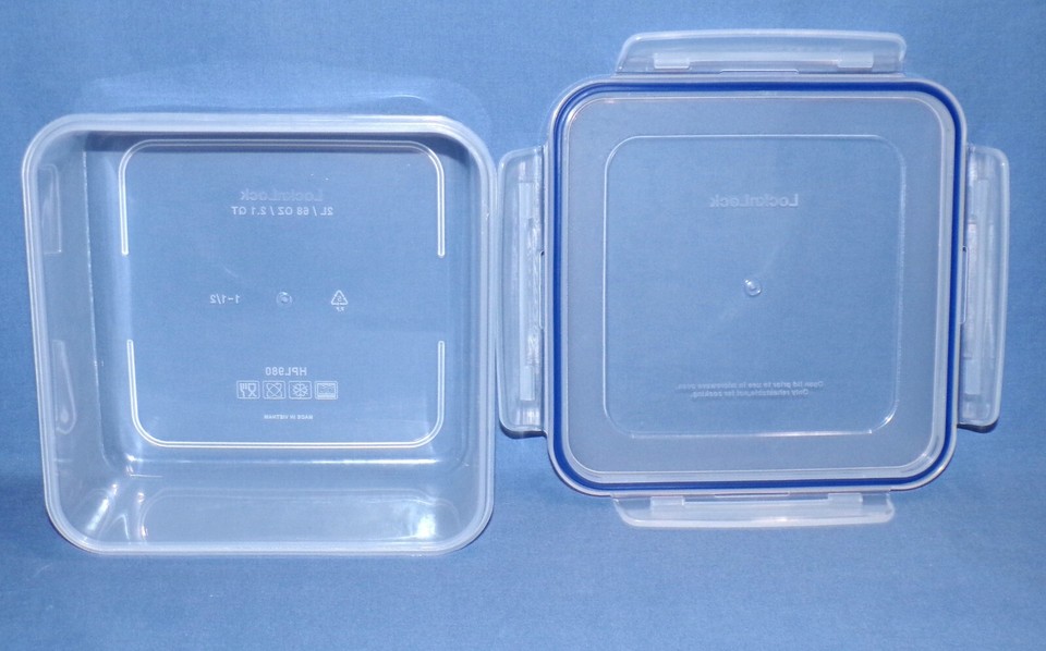Lock N Lock Square Container Storage BPA Free Size 41oz Freezer to ...