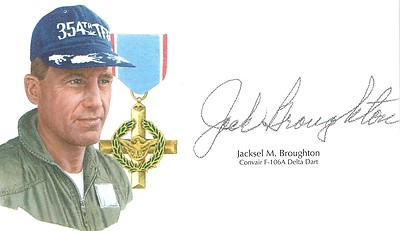 Jack Broughton Hand Signed Cut Signature GOE Lithograph DFC | eBay