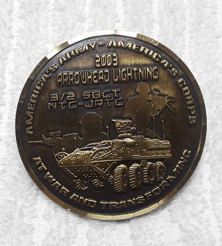 AUTHENTIC 3/2 SBCT STRYKER NTC - JRTC 2ID ICORPS FORT LEWIS RARE ...