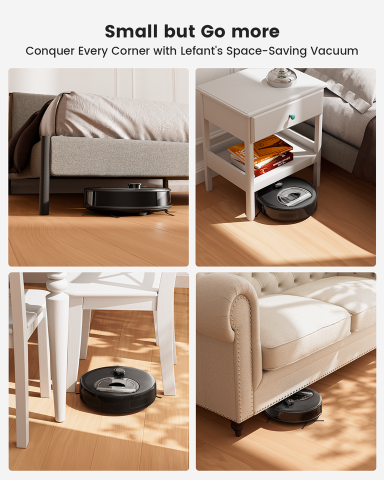 Lefant M330 Pro Robot Vacuum and Mop 2.4&5G WiFi Automatic Sweeper | eBay