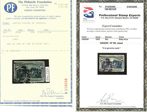 MALACK 240 VF-XF, w/PSE (GRADED 80 (03/06)) and PF (..MORE.. guu540 | eBay