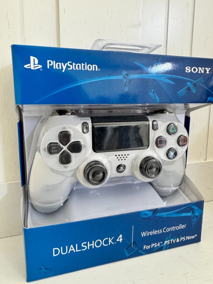 Sony PlayStation 4 PS4 Dualshock Wireless Controller Glacier White | eBay