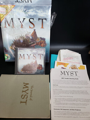 Myst PC CD-ROM Big Box Complete 1996 Vintage Broderbund | eBay