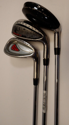 Alien Warp 7 Golf Clubs 8, 5, And Hybrid 7 Irons. | eBay