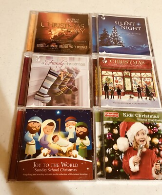 Christmas & Christian Lot of 6 CDs Musical Sing Along Preowned Holiday ...