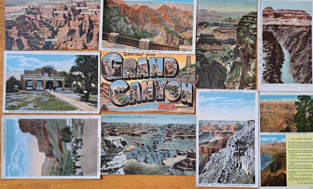 Lot of 10 GRAND CANYON, ARIZONA Old AZ Postcards | eBay