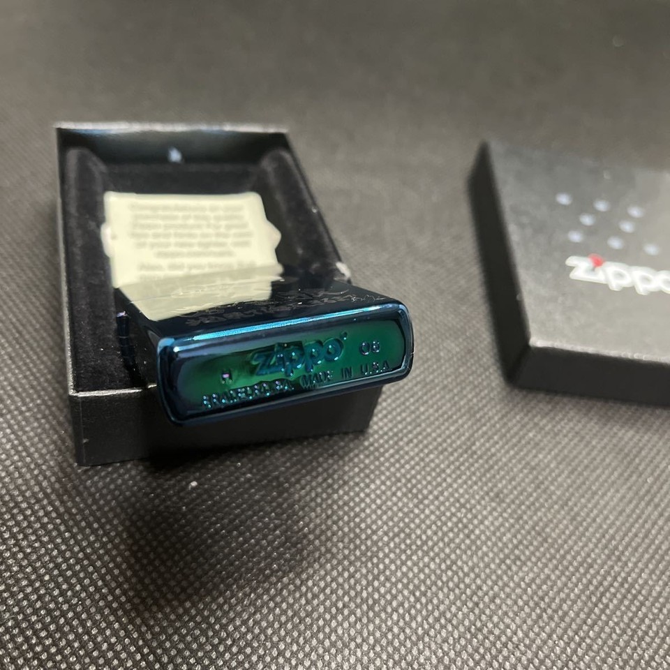 Blue wolf until the end of the earth and the sea zippo | eBay UK