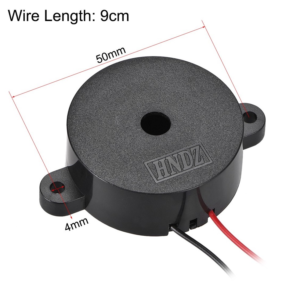 DC 12V Active Electronic Buzzer Alarm Sounder Intermittent Sound Beep ...