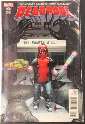 THE WORLD'S GREATEST COMIC MAG DEADPOOL #8 VARIANT COVER 3 MARVEL COMIC ...