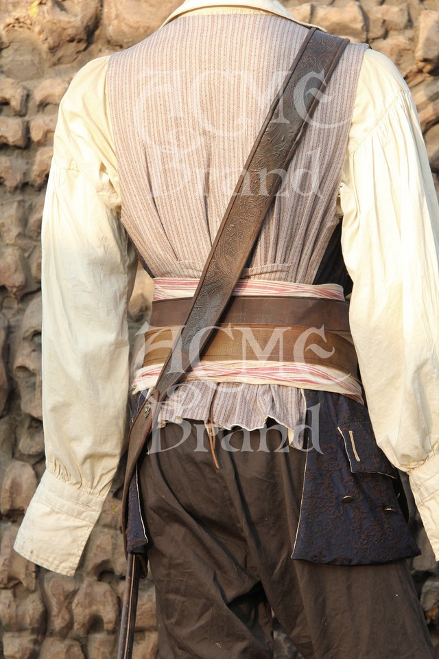 Jack Sparrow Screen Acurate Embossed ( Leather Baldric only ) Pirate ...