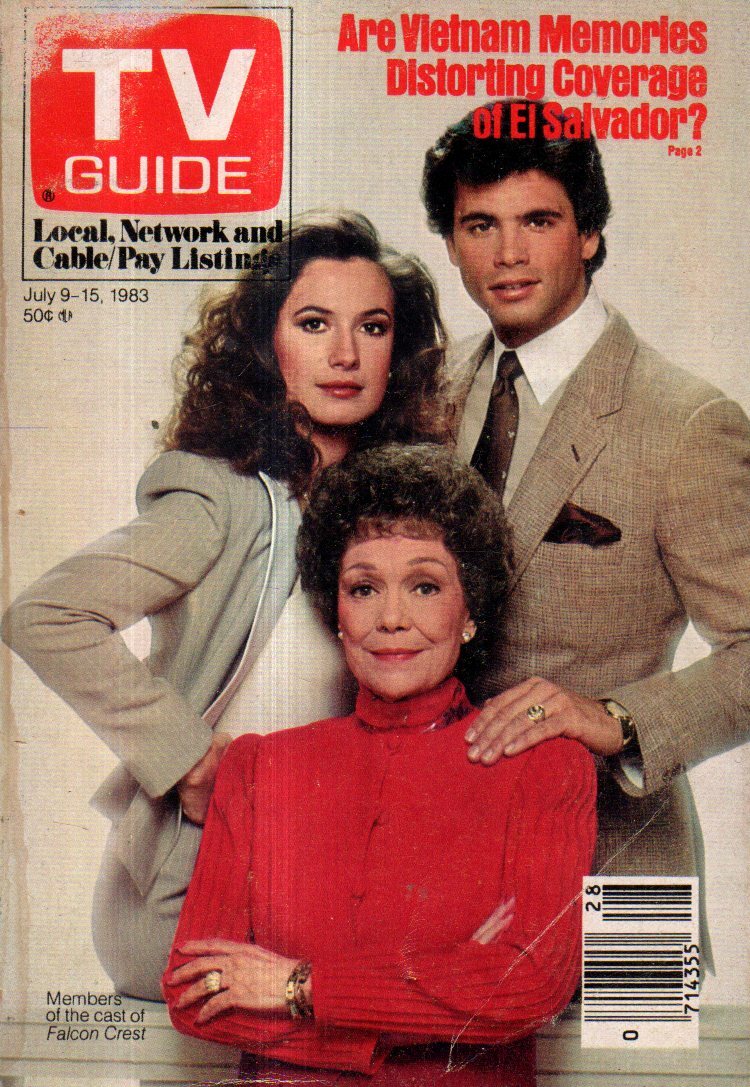 1983 TV Guide July 9-15 - Lorenzo Lamas - Falcon Crest; Susan Scanell ...
