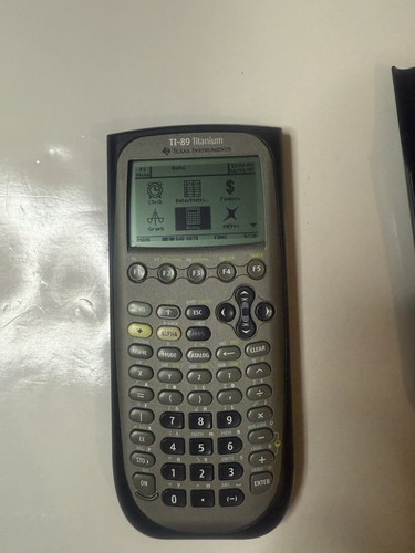 Texas Instruments TI-89 Titanium Graphing Calculator With Cover TESTED ...