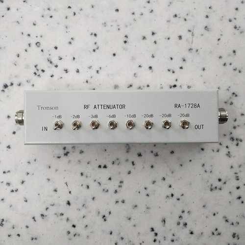 1pc RA-1728A 0- 82DB VARIABLE/ STEP ATTENUATOR 50 OHM for Ham Radio ...