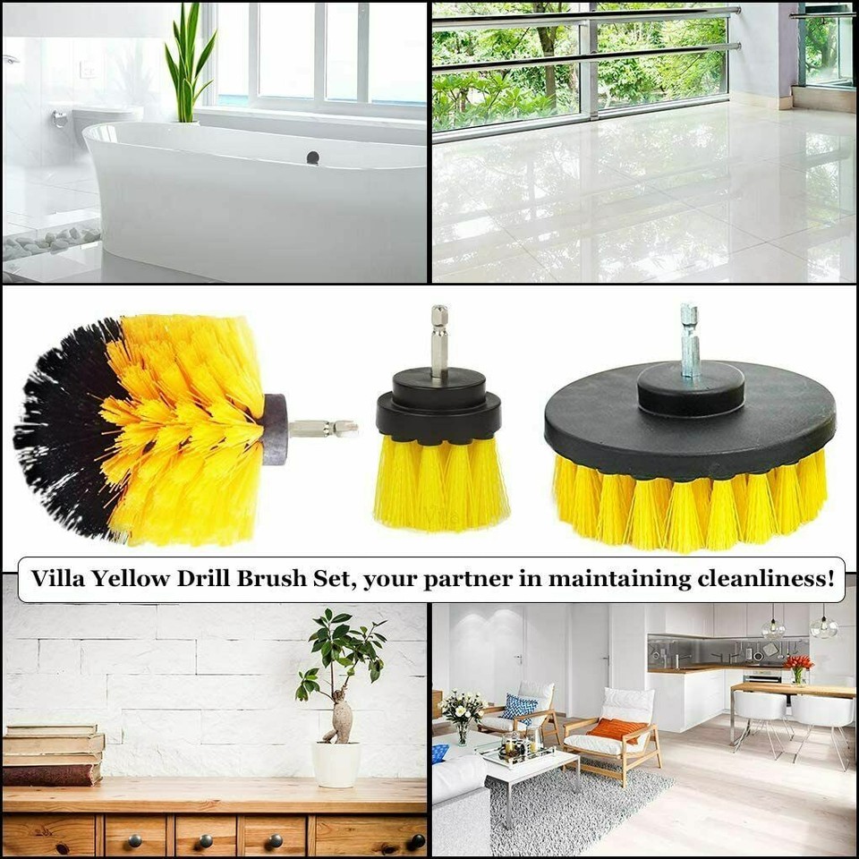 Power tool cleaning brush Scrubbing Cleaning Tool Car Wheel Rim Tyre ...