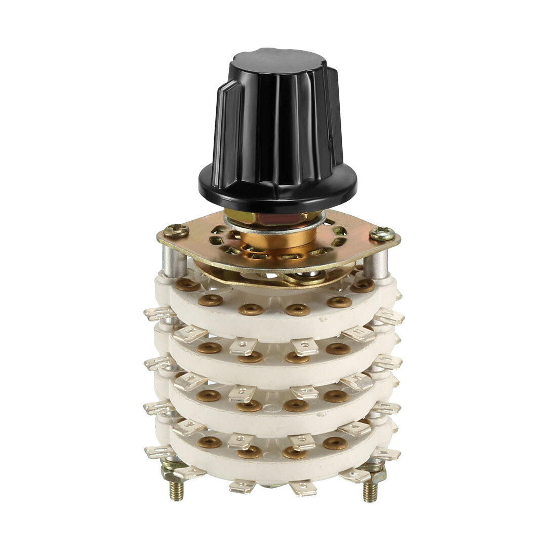 4P8T 4 Pole 8 Position 4 Deck Band Channel Rotary Switch Selector with ...