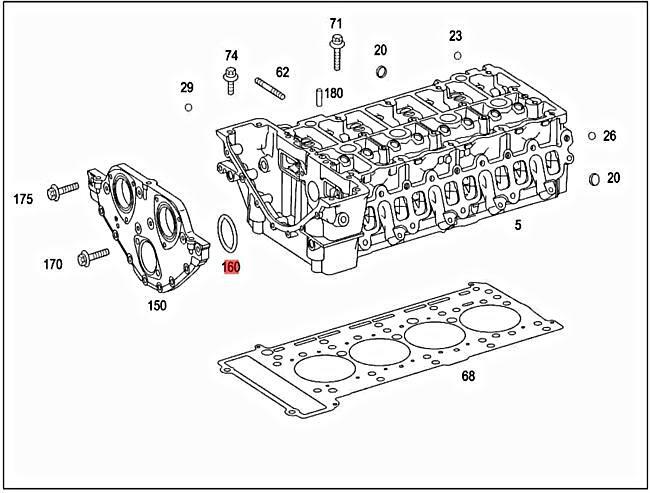 Genuine MERCEDES Sealing ring 0299973248 | eBay