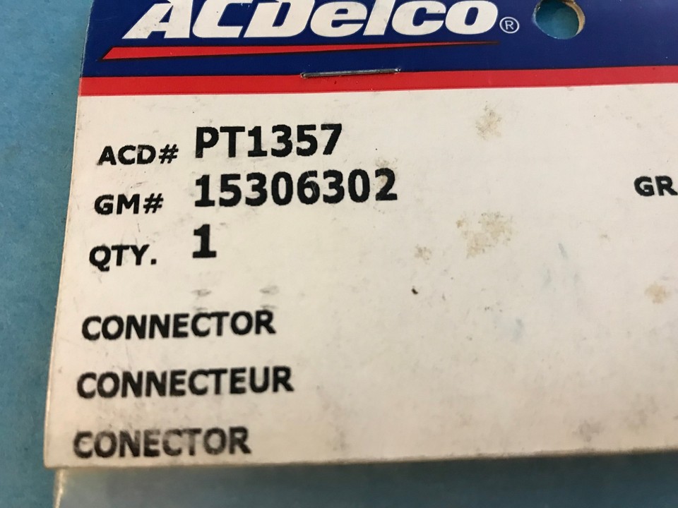 1997-2004 Corvette Horn Connector Pigtail Harness New GM# 15306302 (G2 ...