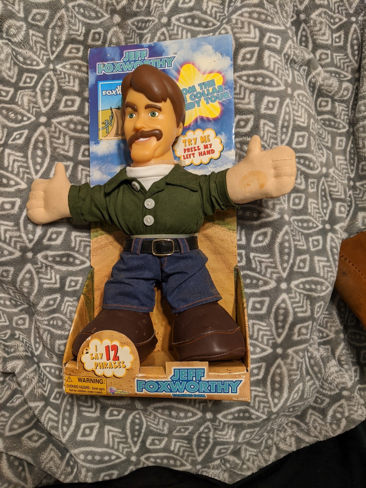 Jeff Foxworthy Talking Dolls Toy Plush Blue Collar Comedy Tour 2005 ...