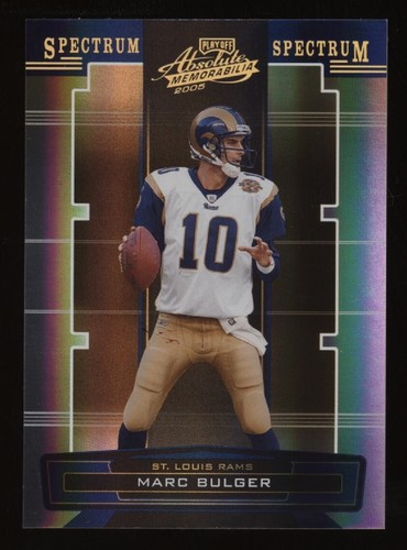 2005 Marc Bulger Playoff Absolute SPECTRUM #25/25 *NICE* | eBay
