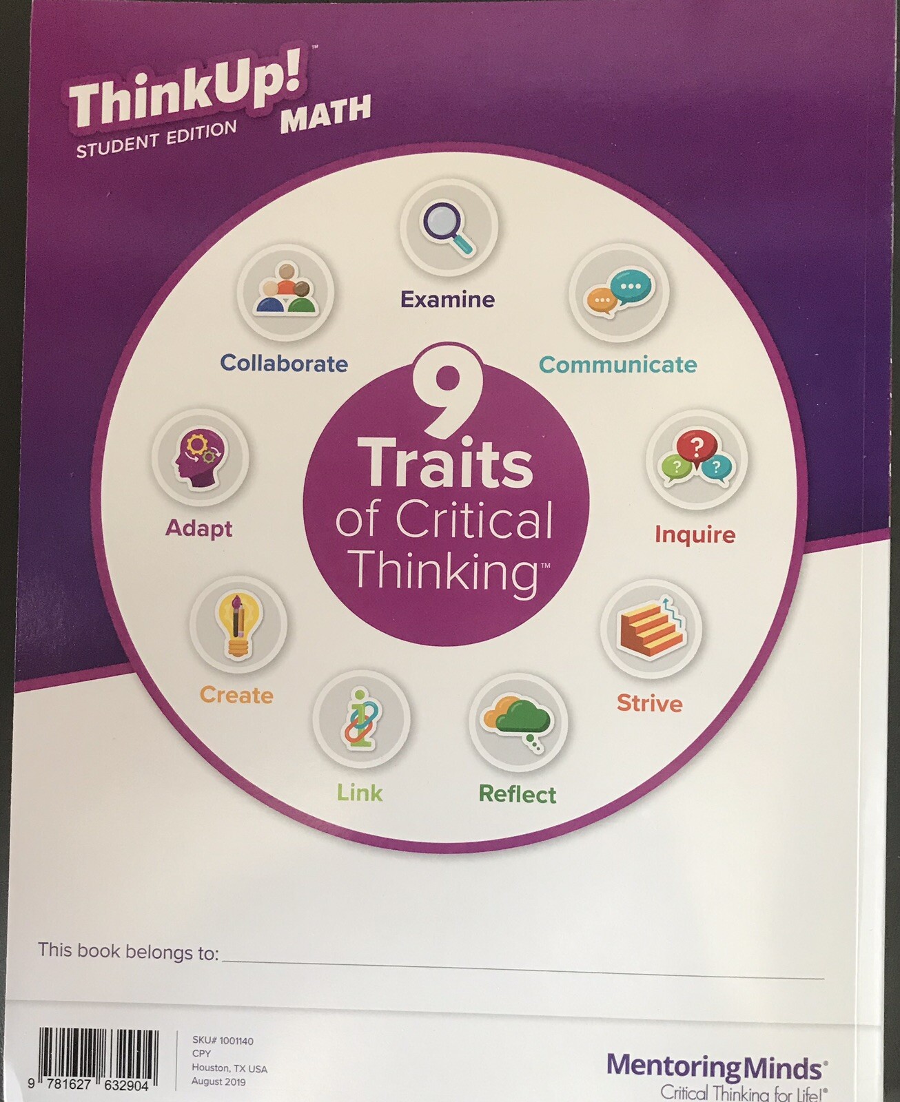 MentoringMinds ThinkUp! MATH Student Edition Level 4 Grade 4 | eBay