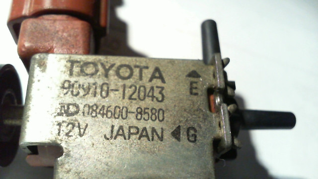 TOYOTA 1FZ-FE I6 ORIGINAL FACTORY AIR VACUUM SWITCHING VALVE DENSO ...