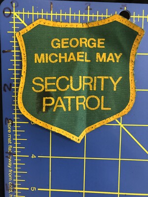Vintage George Michael May Security Patrol Patch Guard Police Canada ...