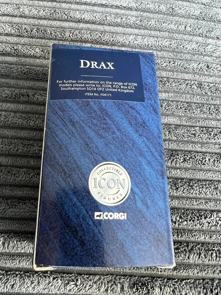Corgi Icon Drax Figure F04171,James Bond 007,Boxed Never Displayed | eBay