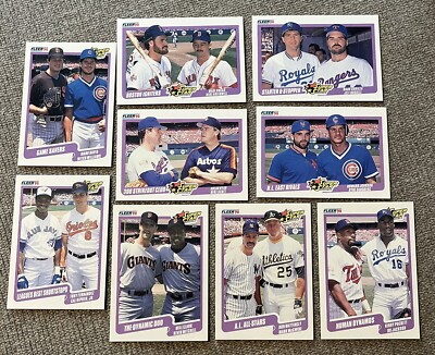 Fleer 1990 SuperStar Special Complete 9 Card Set *Near Mint or Better ...