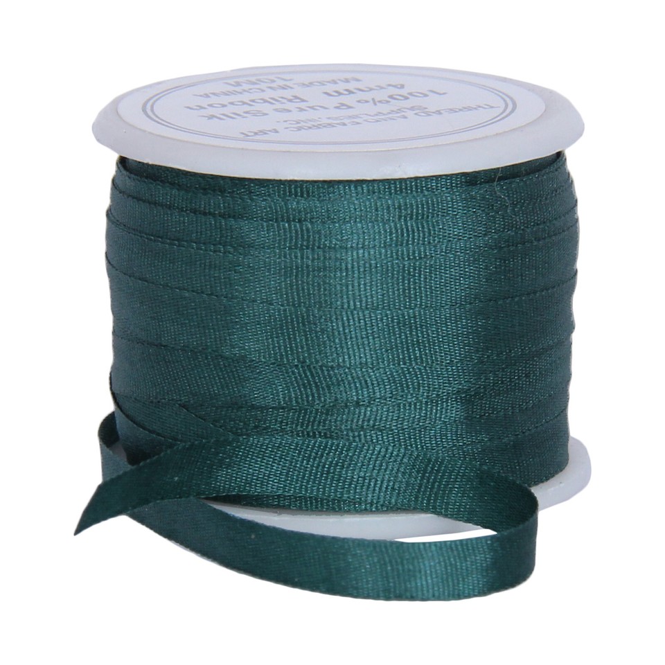 PURE SILK RIBBON 2MM, 4MM, 7MM - 50 COLORS - 3 WIDTHS - THREADART | eBay