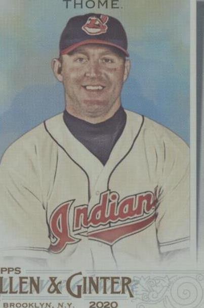 2020 Topps Allen & Ginter's - Jim Thome #61 Silver Portrait for sale ...
