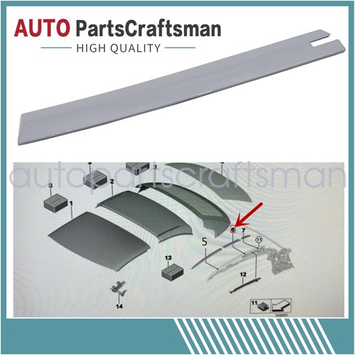Convertible Roof Top Hinge Cover Left 54377184037 for BMW E93 F33 F83 ...