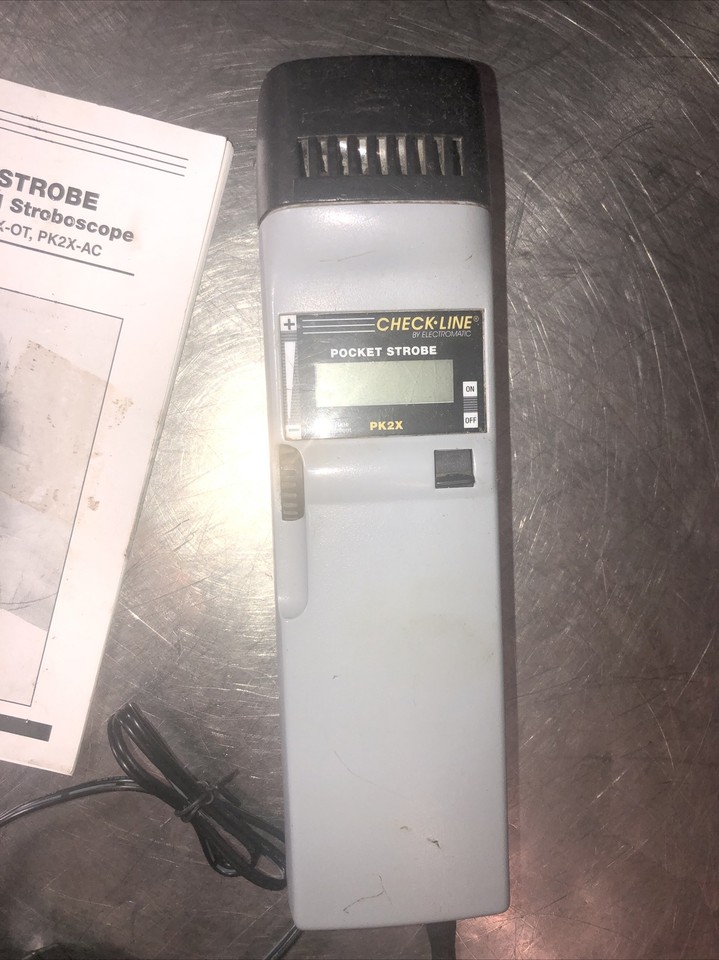 PK2X Pocket-Strobe Stroboscope, Range 30 - 12,500 FPM, Brightness 1200 ...