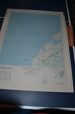 1940's Army topo map Cockroach Bay Florida 4439 II NE Sun City | eBay