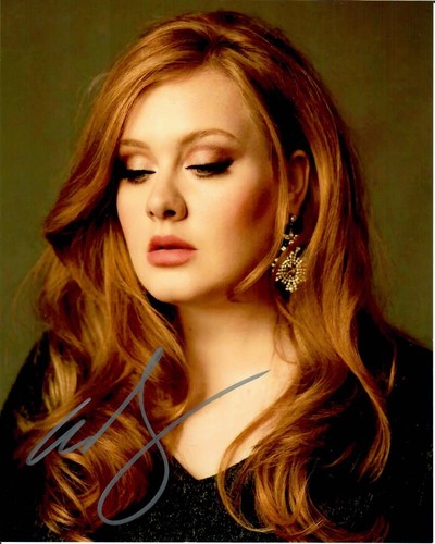 Adele Singer Songwriter Jazz Soul Music Signed Autographed 8 x 10 Photo COA TTM | eBay