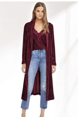 Women Open Front Maxi Long Cardigan Jackets Fall Winter Trench Coat ...