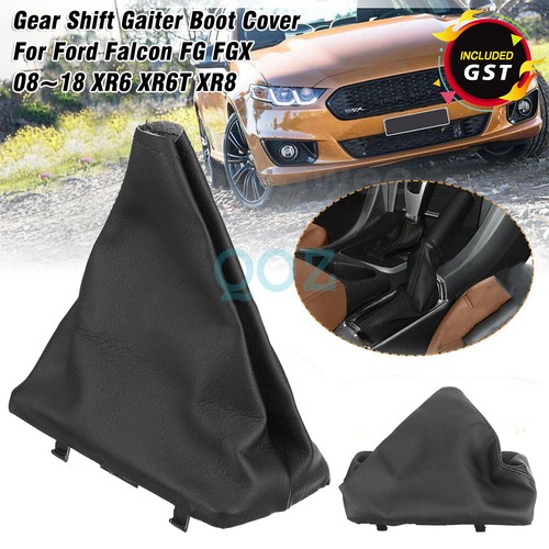 Leather Gear Shift Gaiter Boot Cover For Ford Falcon FG FGX 08~18 XR6 ...