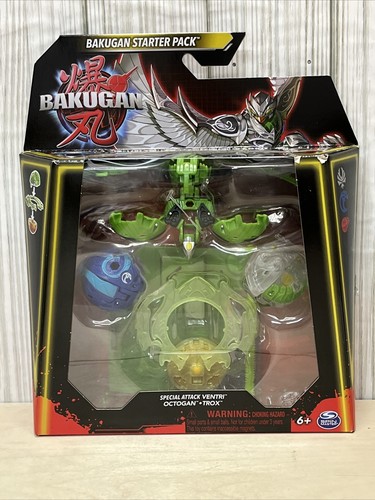 Bakugan Starter Pack - Generation 3 - Diamond Trox/Octogan/Special ...