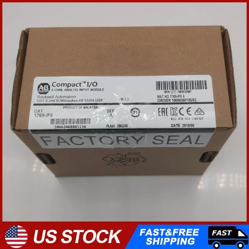 Allen-Bradley 1769-IF8 CompactLogix 8 Pt Analog Input Module New Sealed ...