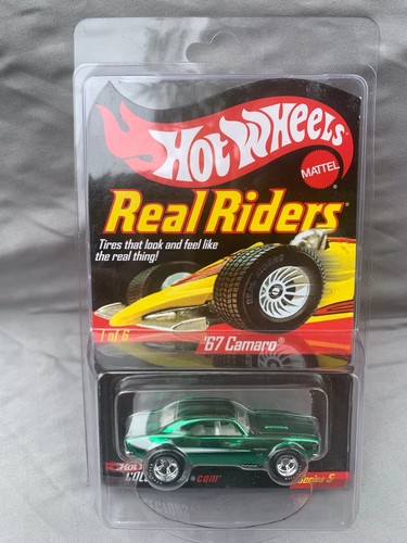 Hot Wheels Redline Club RLC Real Riders Series 5 '67 Camaro Green ...