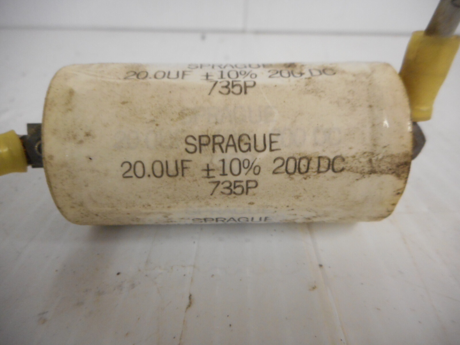 Sprague 735P 20.0UF 10% 200DC | eBay