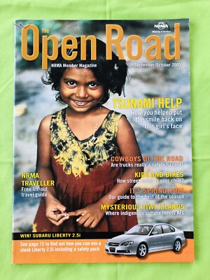 Open Road: Magazine. September/October 2005. NRMA. Australia. NSW ...