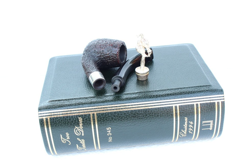 Pfeife Pipe Pipa DUNHILL CHRISTMAS 1994 Two Turtle Doves, Shell 4102 ...