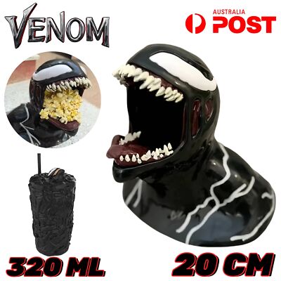 Venom Figure Figurine Model Toy Collect Sculpture Decor Popcorn Bucket ...