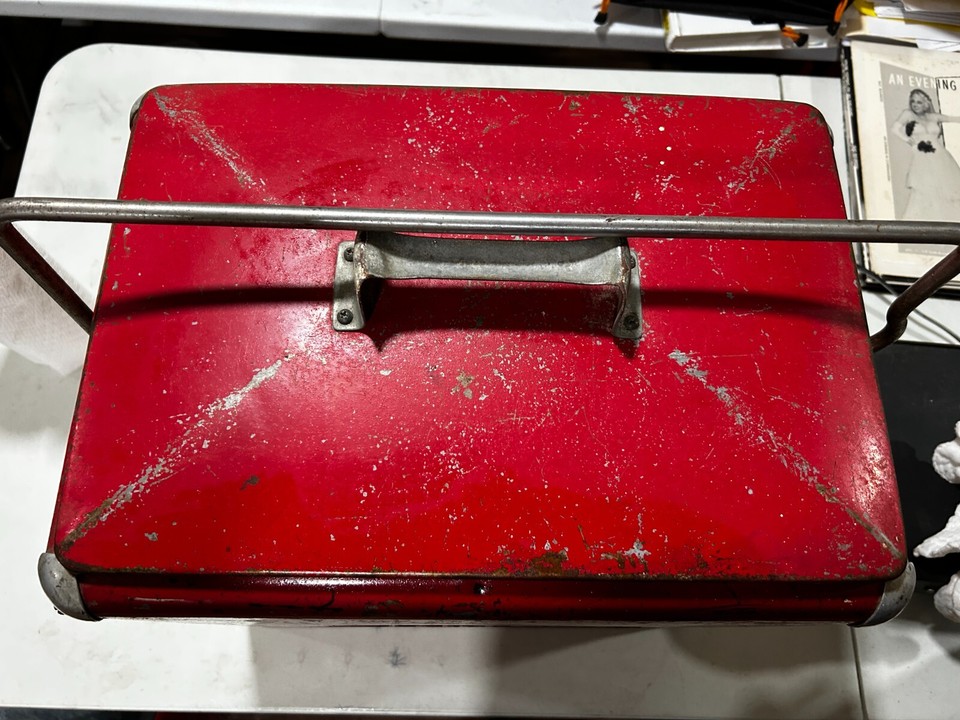 Coke A Cola Cooler Red Ice Chest Vintage 1950s | eBay
